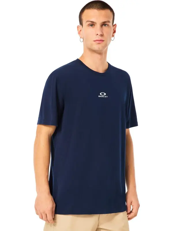 Oakley Bark New Short Sleeve - Navy