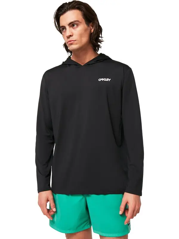 Oakley Rainbow Rc Hooded Rushguard - Black