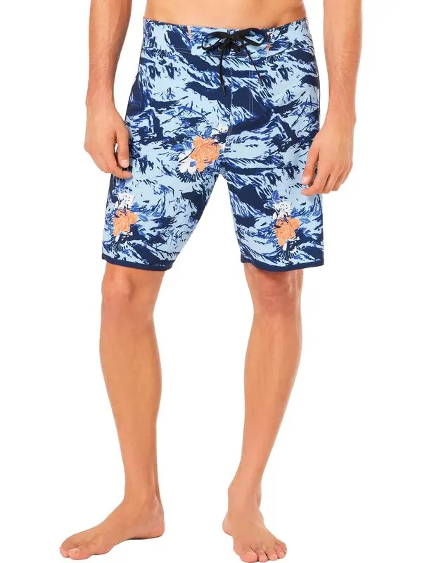 Oakley Palm Florals Rc 19" Boardshorts - Blue