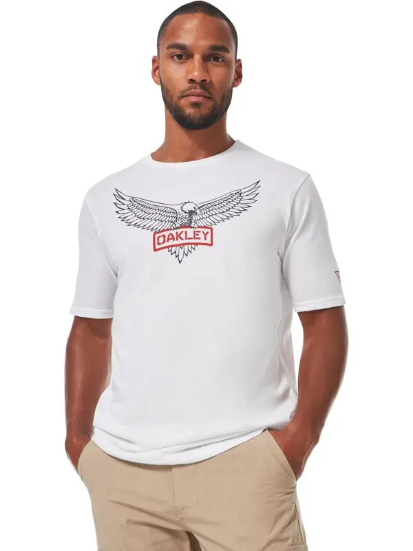 Oakley Si Eagle Tab Tee - White