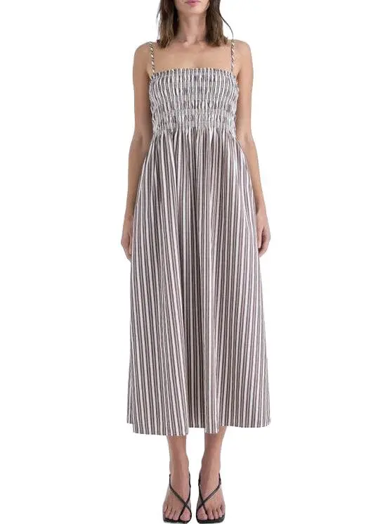 PISTOLA Bianca Maxi Sundress - Java Stripe