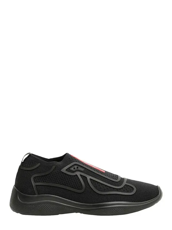 Prada America's Cup Slip-on - Black
