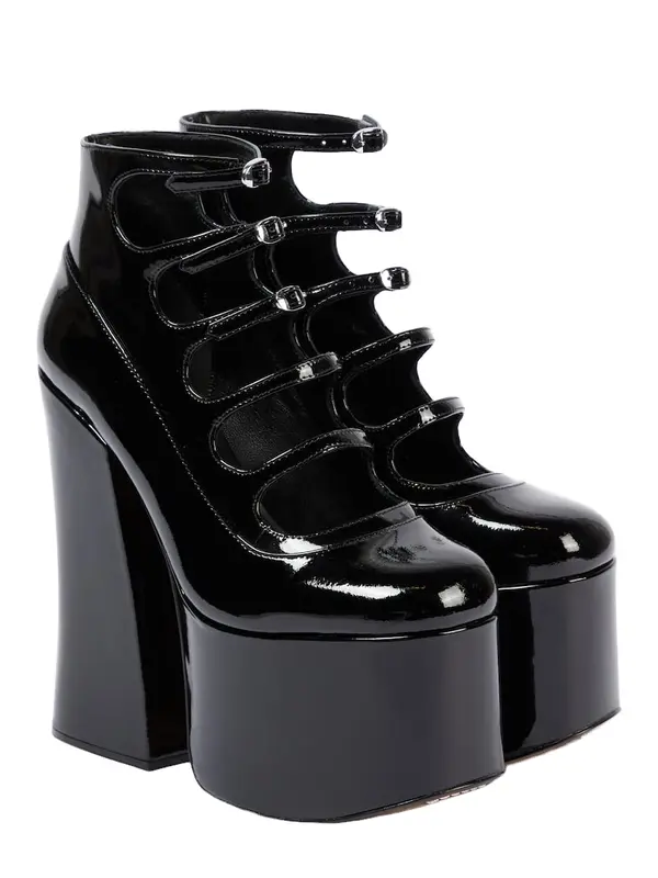 Marc Jacobs Kiki Platform Ankle Boots - Black