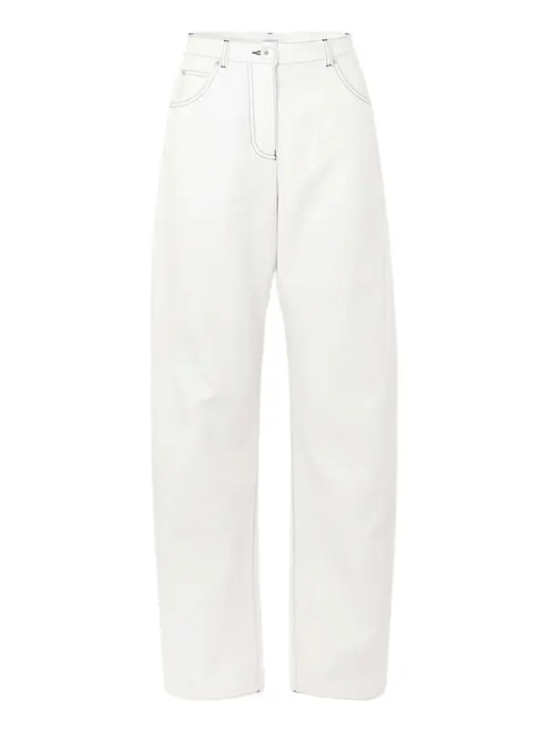 FERRAGAMO Barrel-leg Jeans - White
