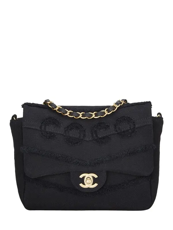 Chanel Denim Coco Flap - Black
