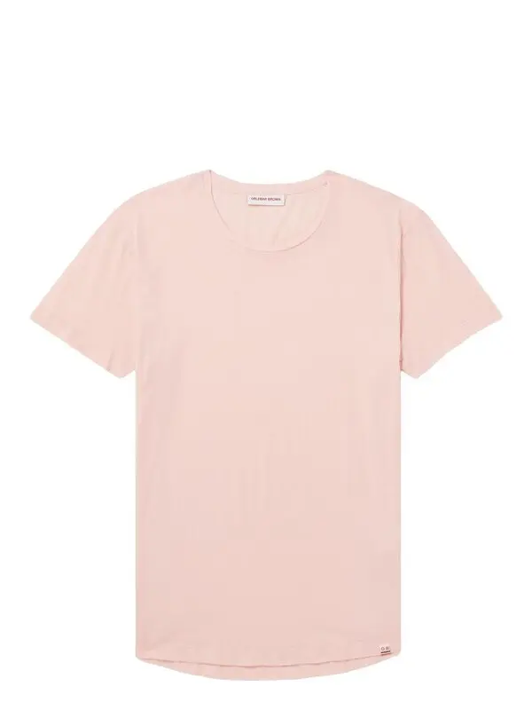 Orlebar Brown Ob-t Slim-fit Cotton-jersey T-shirt - Pink