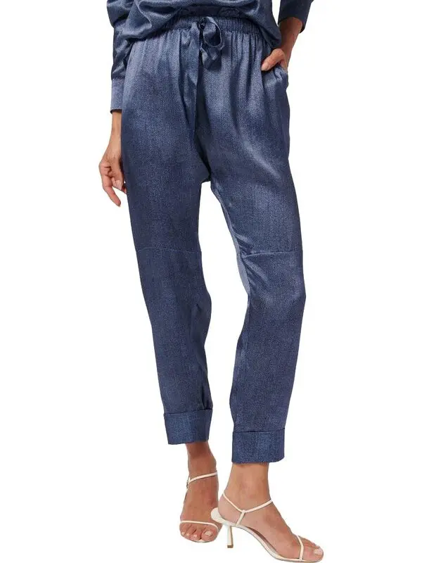 Cami Nyc Gramercy Silk Pants - Raw Denim