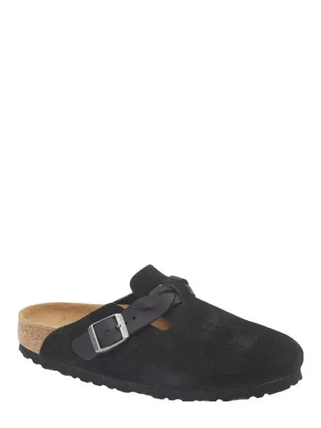 BIRKENSTOCK Boston Braid Clog - Black