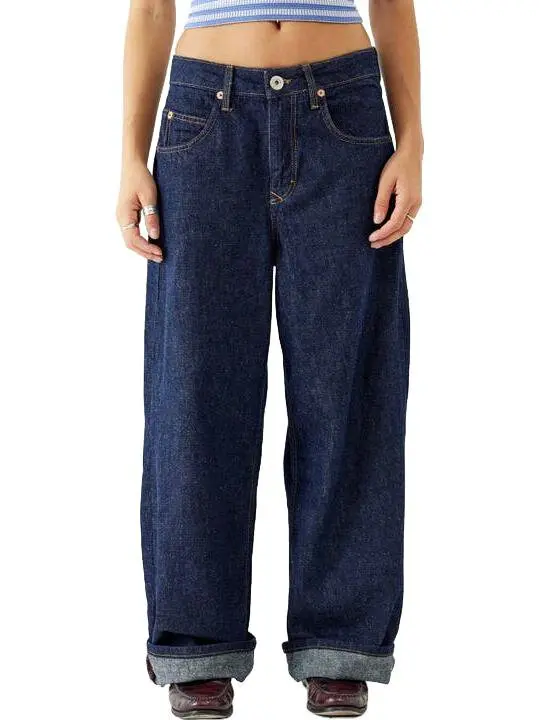 BDG URBAN OUTFITTERS Jaya Low-rise Wide-leg Jeans - Rinse Denim