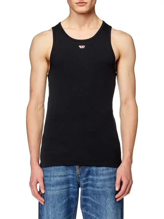 DIESEL® T-lifty-d Fitted Tank Top - Black