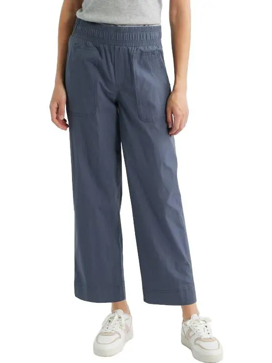 Wit & Wisdom Relaxed Straight Leg Pants - Shadow