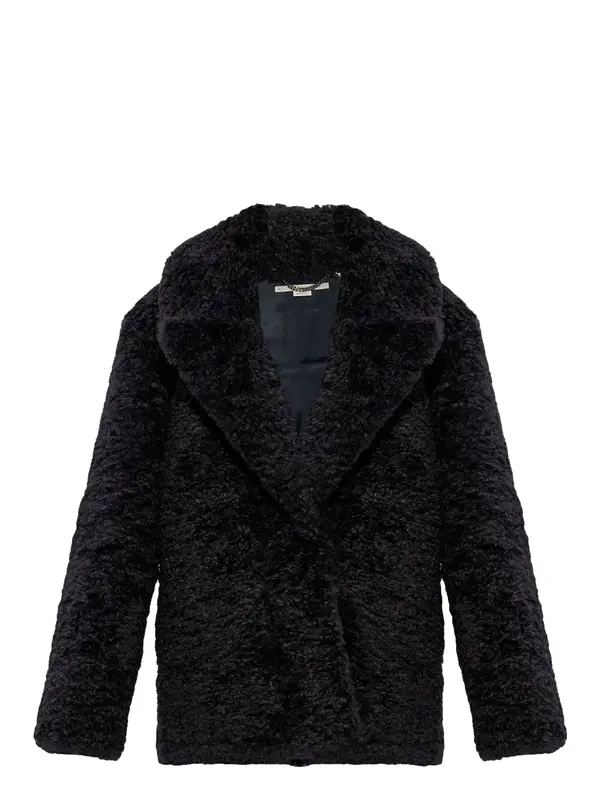 Stella McCartney Faux Shearling Jacket - Black