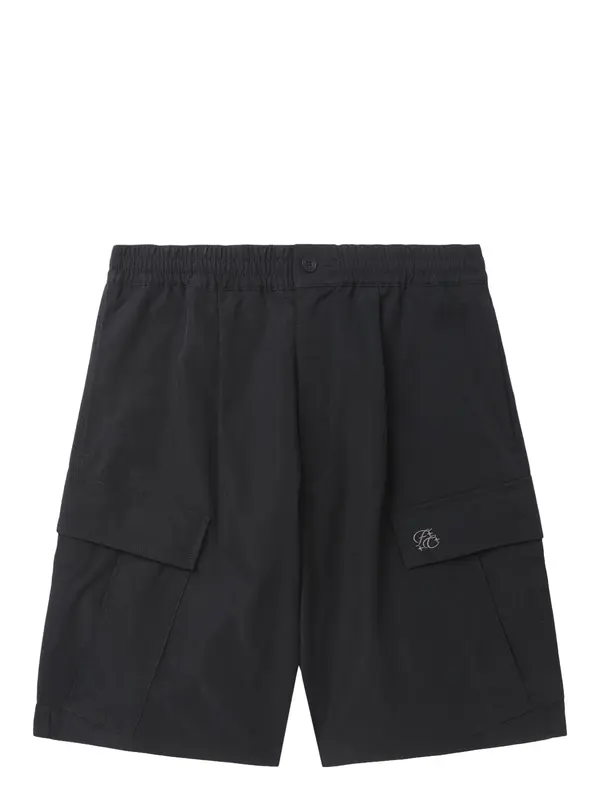 FIVE CM Logo-embroidered Cargo Shorts - Black