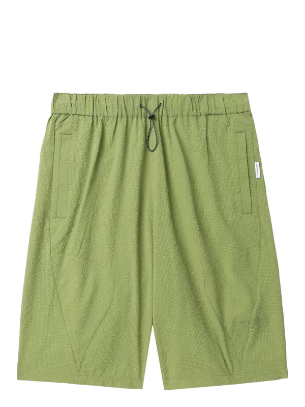 FIVE CM Textured Shorts - Green