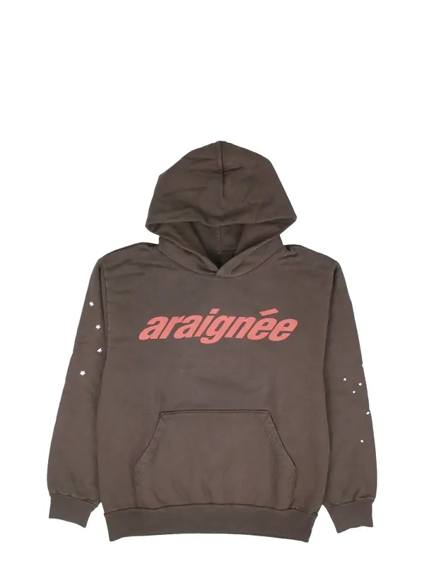 SP5DER Araignee Cotton Hoodie - Brown