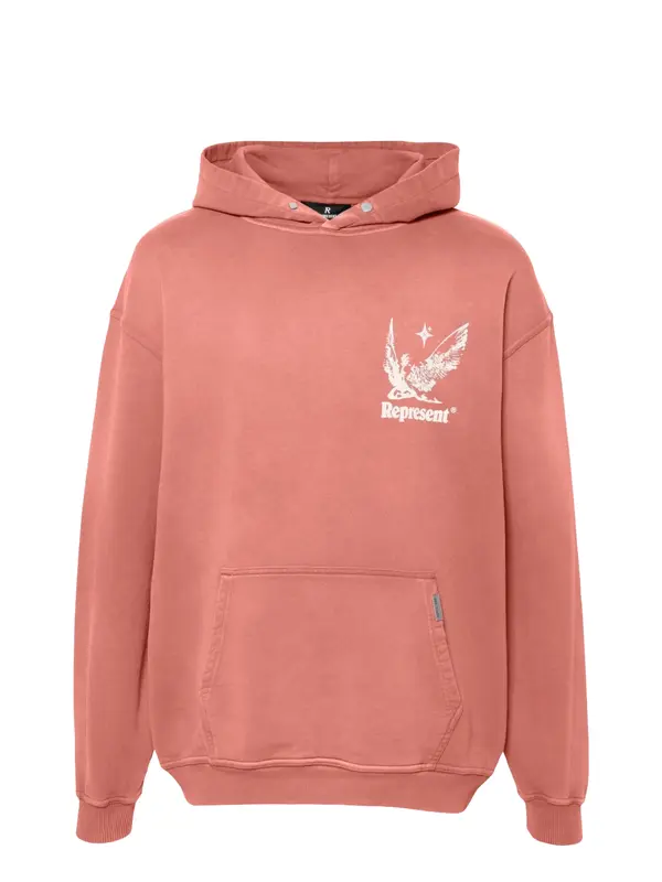 REPRESENT Spirits Of Summer Cotton Hoodie - Red