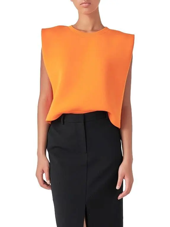 GREY LAB Soft Basic Top - Orange