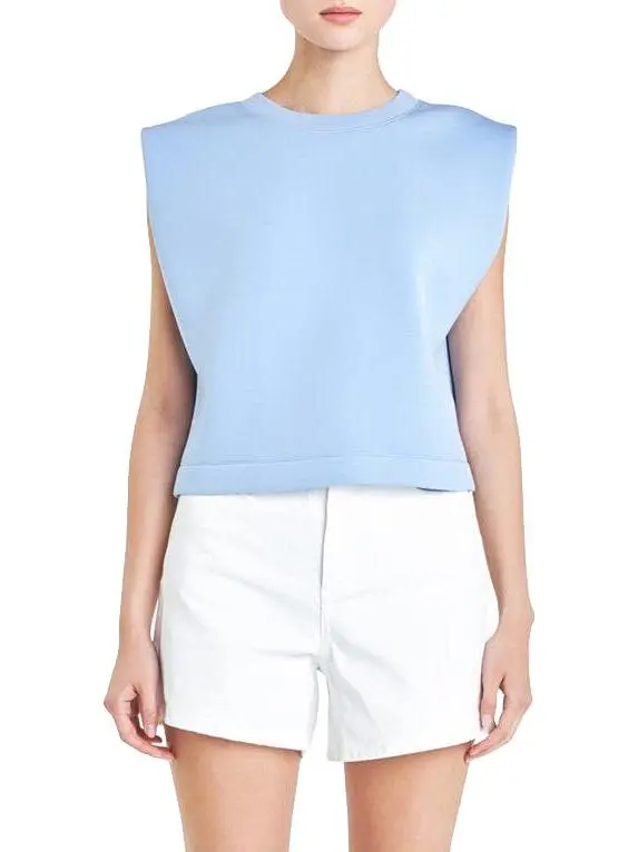 GREY LAB Soft Basic Top - Powder Blue
