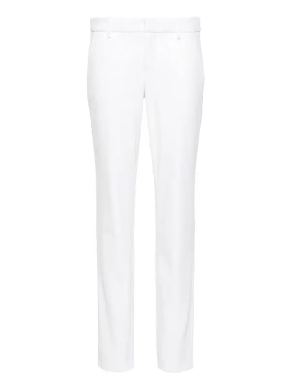Zadig&Voltaire Sequin-design Slim Trousers - White
