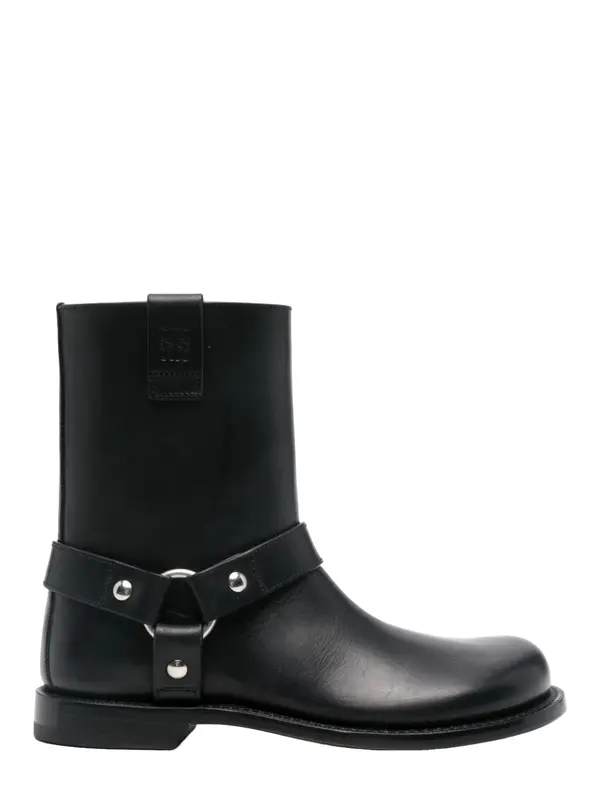 Loewe Campo Biker Boots - Black