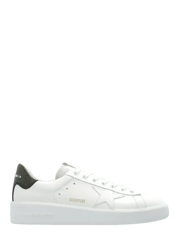 Golden Goose Pure Leather Trainers - White