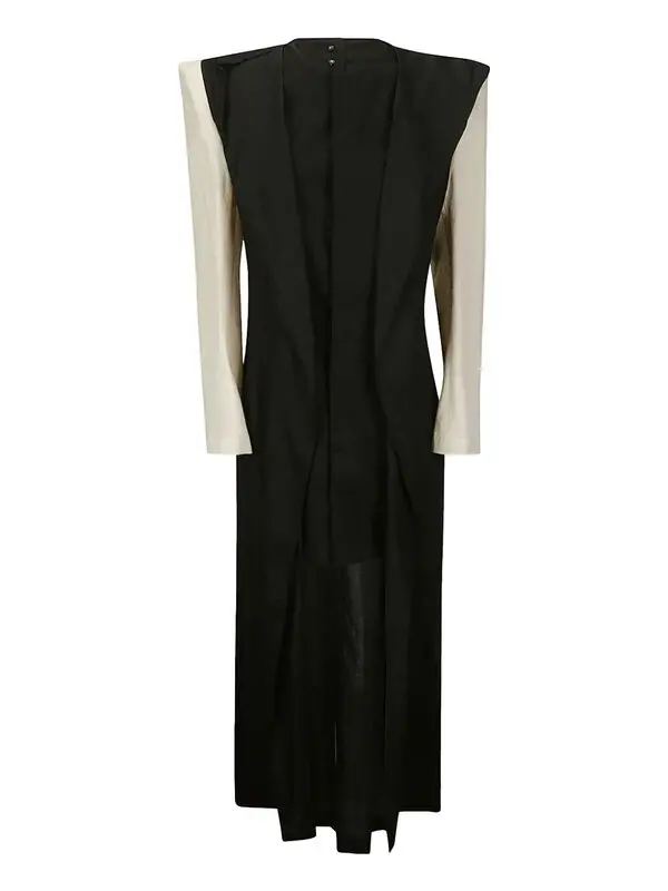 Yohji Yamamoto Layered Midi Dress - Black