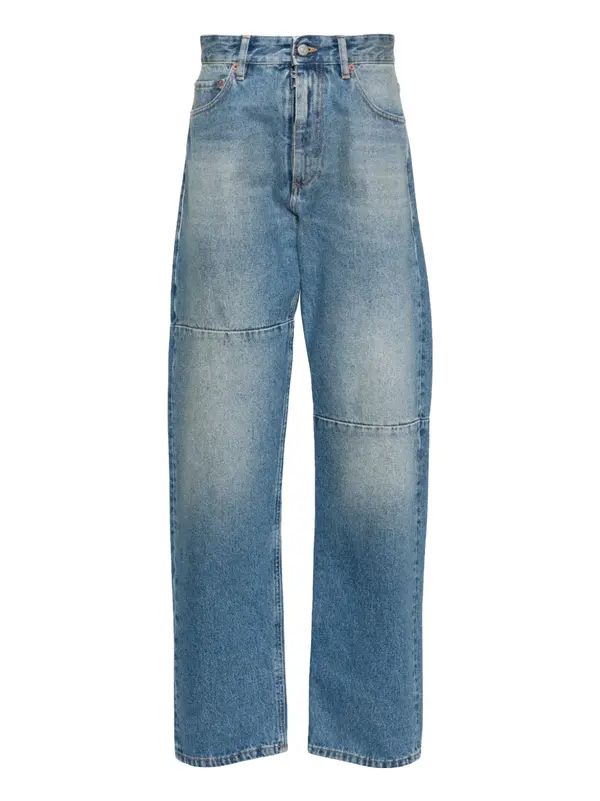 MAISON MARGIELA Logo-patch Jeans - Blue