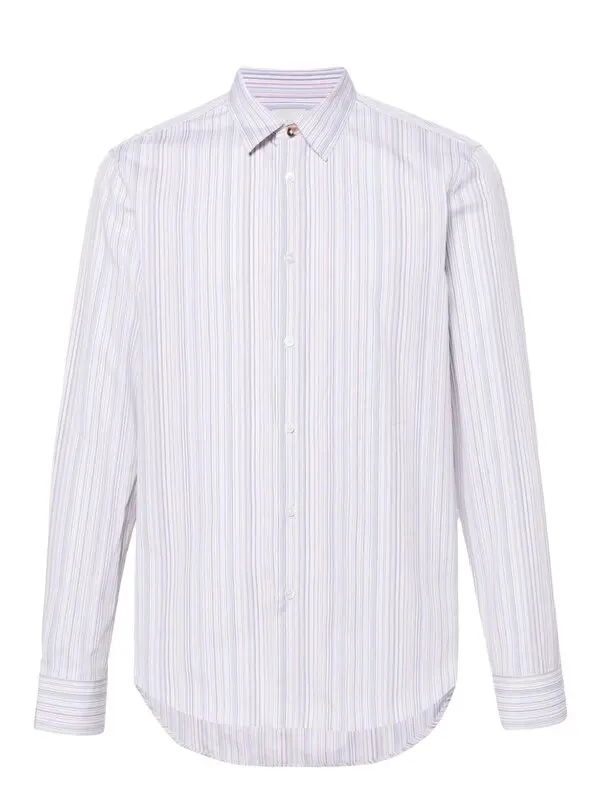 Paul Smith Striped Cotton Shirt - White