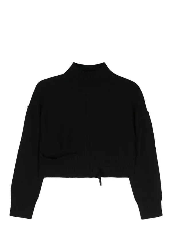 MAISON MARGIELA Cut-out Jumper - Black