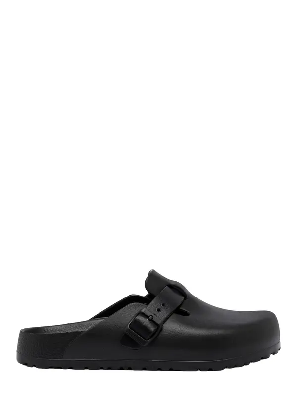 BIRKENSTOCK Boston Leather Clogs - Black