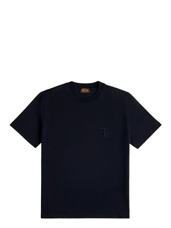 TOD'S Leo Cotton T-shirt - Blue