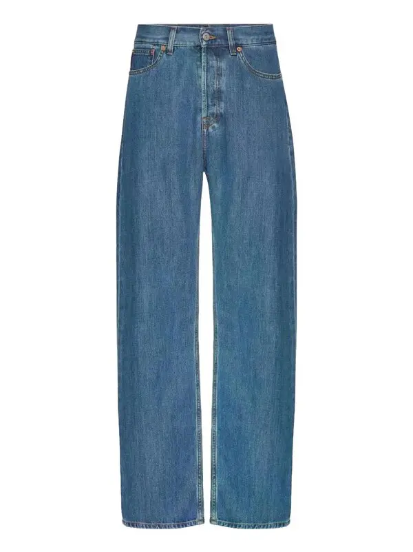 Valentino Garavani Straight-leg Jeans - Blue