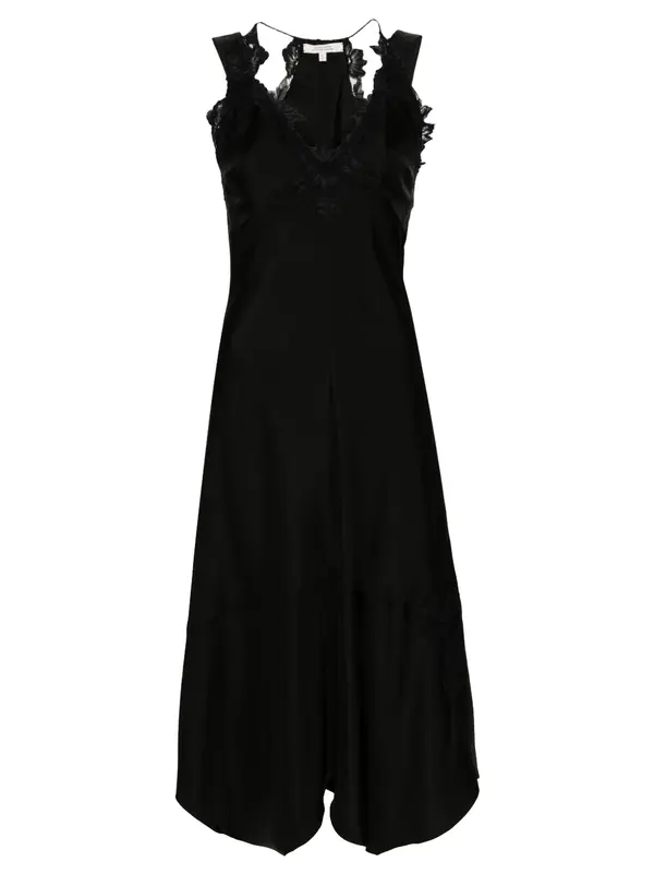 Dorothee Schumacher Lace-appliqué Camisole Dress - Black