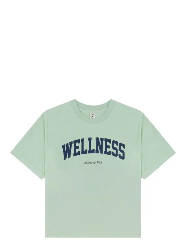 SPORTY & RICH Wellness Ivy Cotton T-shirt - Green