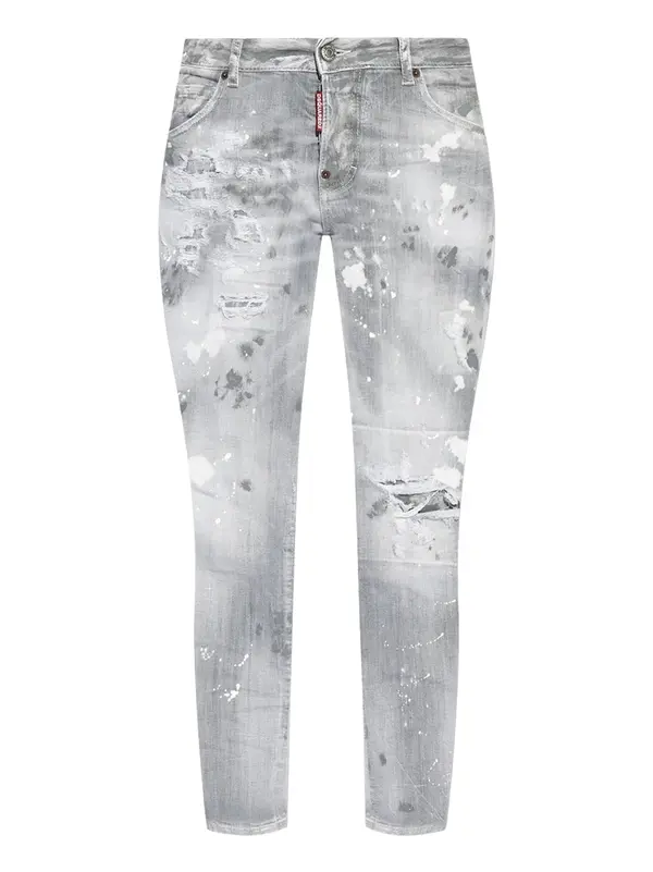 Dsquared2 Logo-patch Jeans - Grey