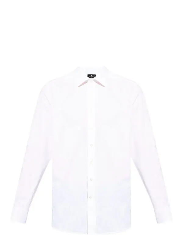 Etro Floral-print Cotton Shirt - White