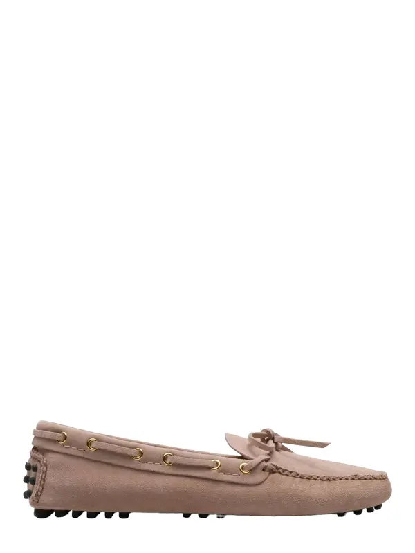 Car Shoe Suede Driving Loafers - Neutrals