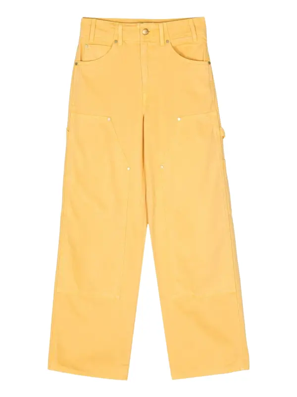 Ulla Johnson High-rise Straight-leg Jeans - Yellow