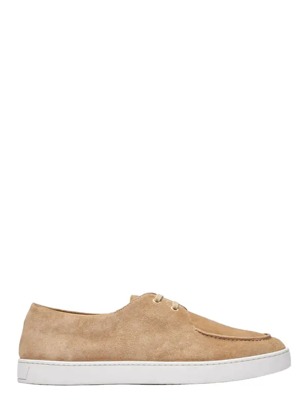 SCAROSSO Chad Suede Sneakers - Neutrals