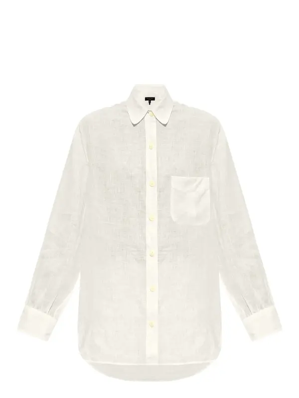 Rag & Bone Maxine Linen Shirt - White
