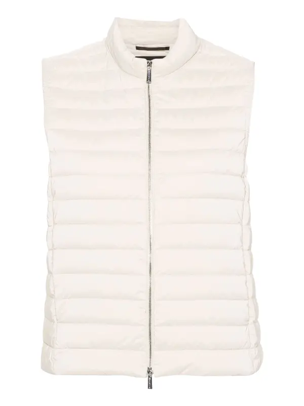 MOORER Oprah-os Padded Gilet - Neutrals
