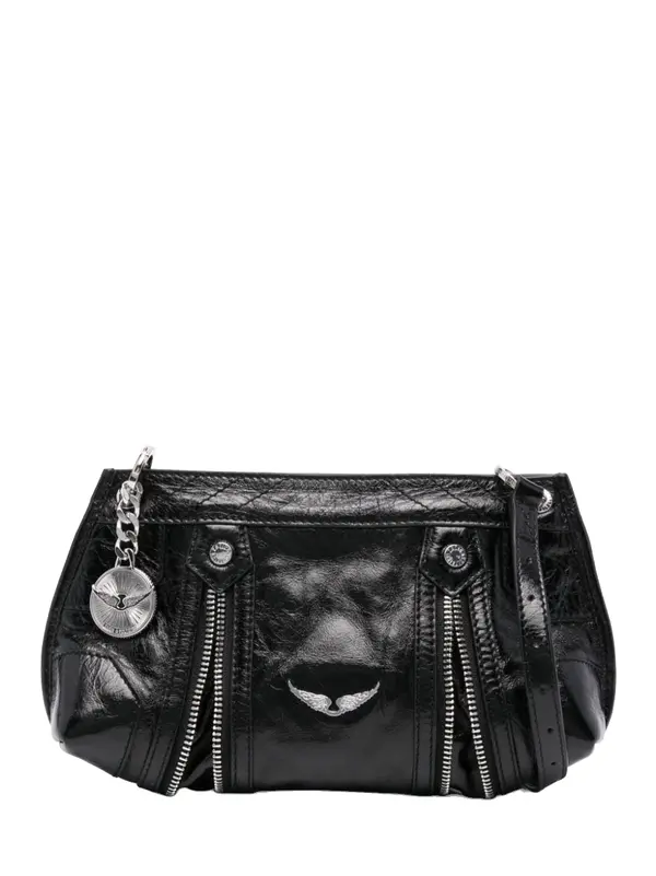 Zadig&Voltaire Sunny Mood Leather Cross Body Bag - Black
