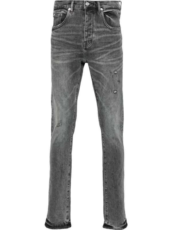 PURPLE BRAND P001 Vintage Abrasions Jeans - Grey