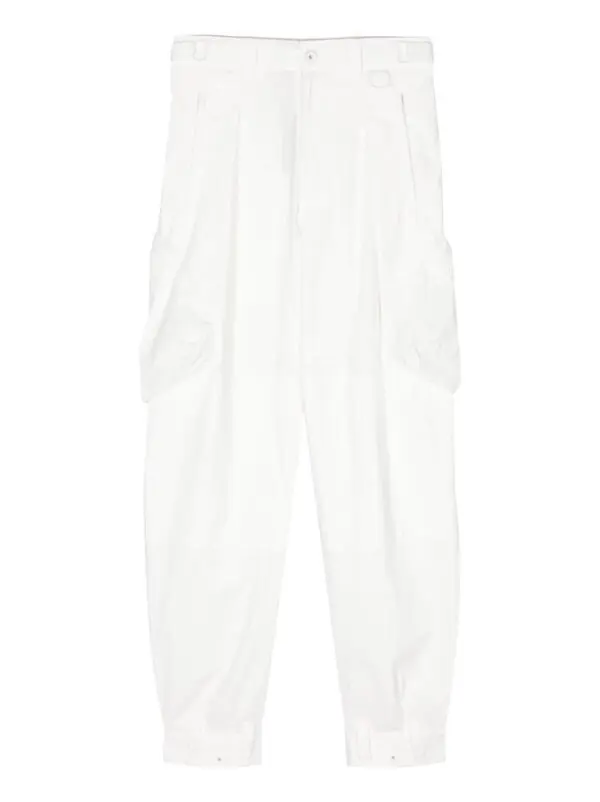 HYEIN SEO Pleated Cargo Trousers - White