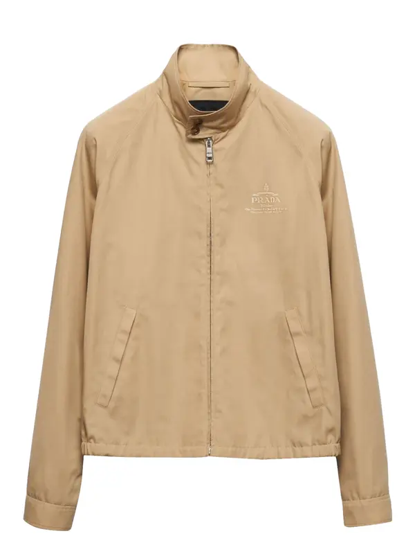 Prada Gabardine-weave Jacket - Neutrals