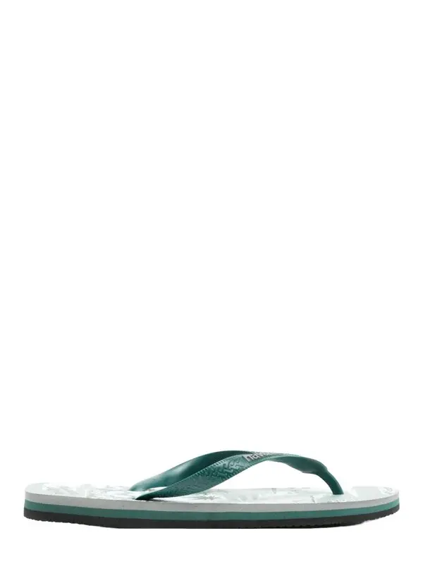 Maison Kitsuné X Havaianas Flip Flops - Green