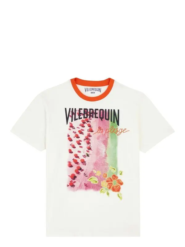 Vilebrequin Graphic-print Cotton T-shirt - White