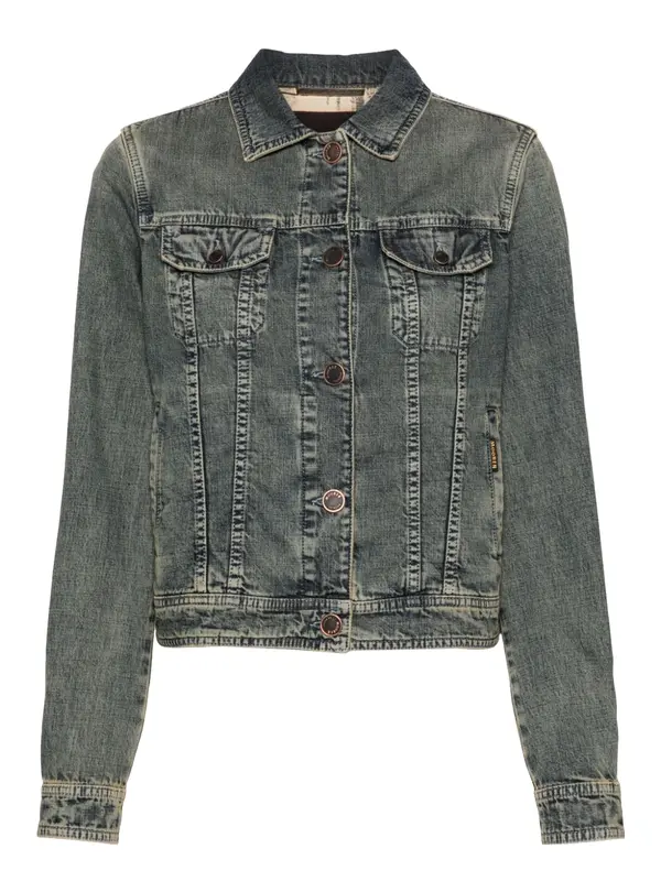 MOORER Ellea Denim Jacket - Blue