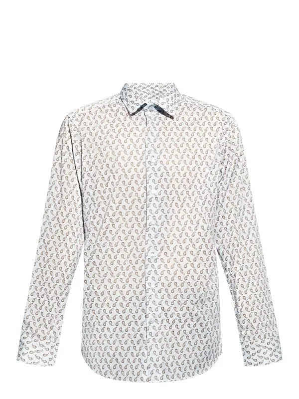 Etro Paisley-print Cotton Shirt - Blue