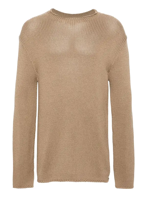 THE ROW Anteo Long-sleeve Jumper - Brown